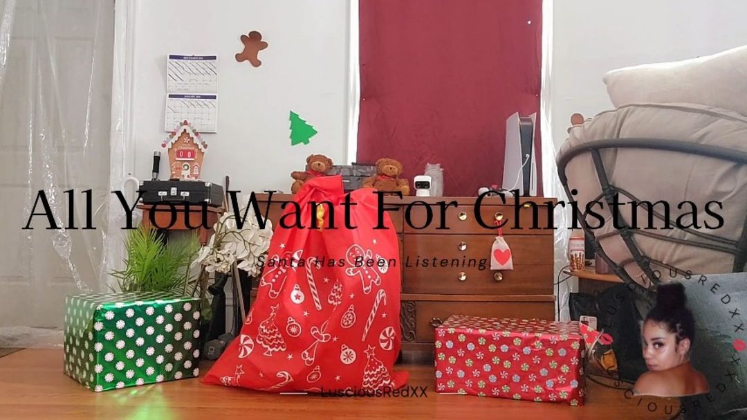 Lusciousred All You Want For Christmas Manyvids