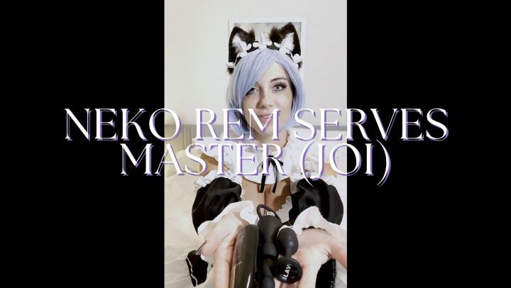 kittydmarie - Neko Rem Serves Master JOI - ManyVids