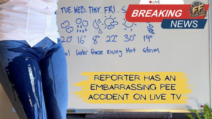 Fetish Flicks Reporter Has An Embarrassing Pee Accident On Live Tv