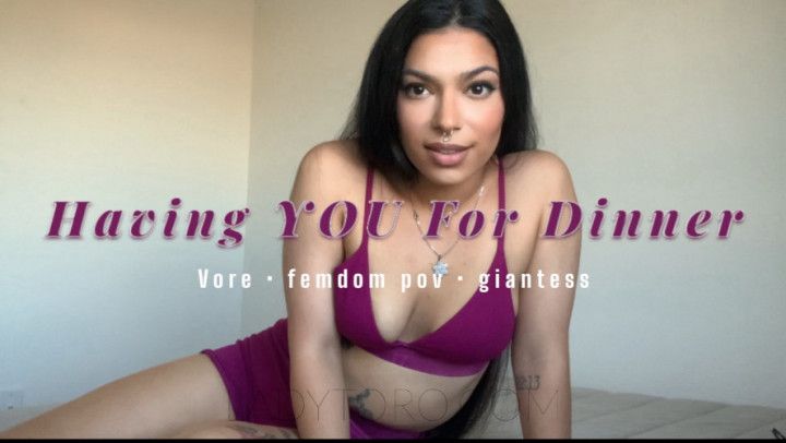 Ladytoro Having You For Dinner Vore Manyvids