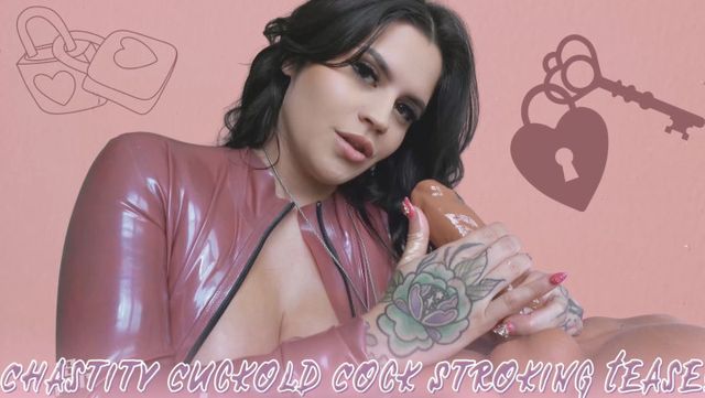 Raquelroperxxx Chastity Cuckold Cock Stroking Tease Ft Miss Roper