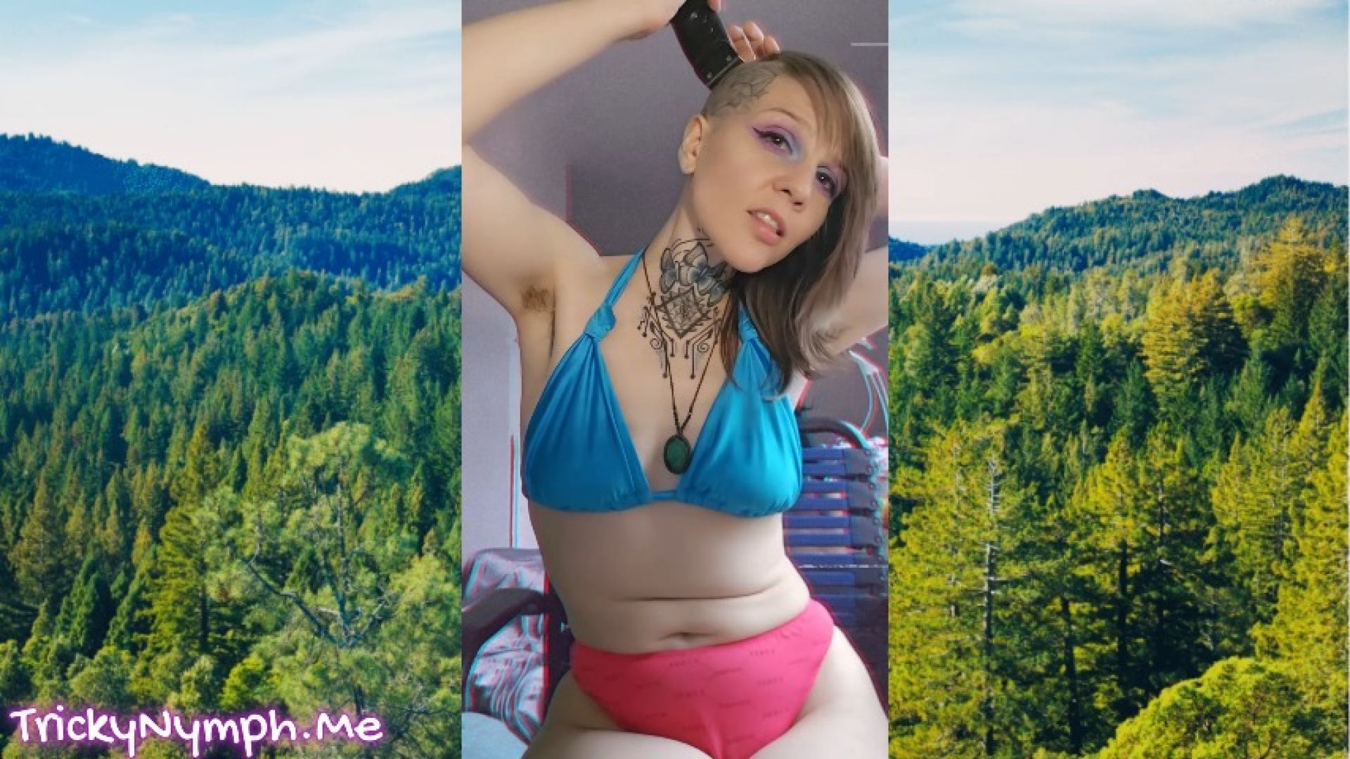 Trickynymph New Beginnings Shaving My Natural Hair Manyvids 4011